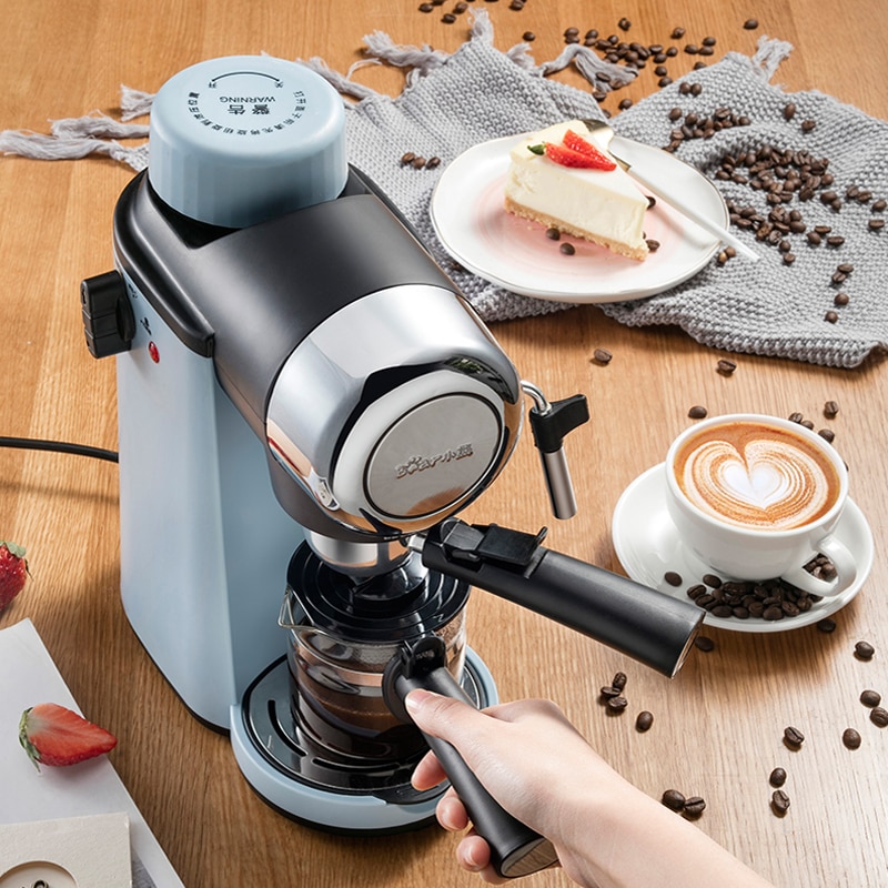 Sky Blue Mini Espresso Coffee Machine - HGC Store