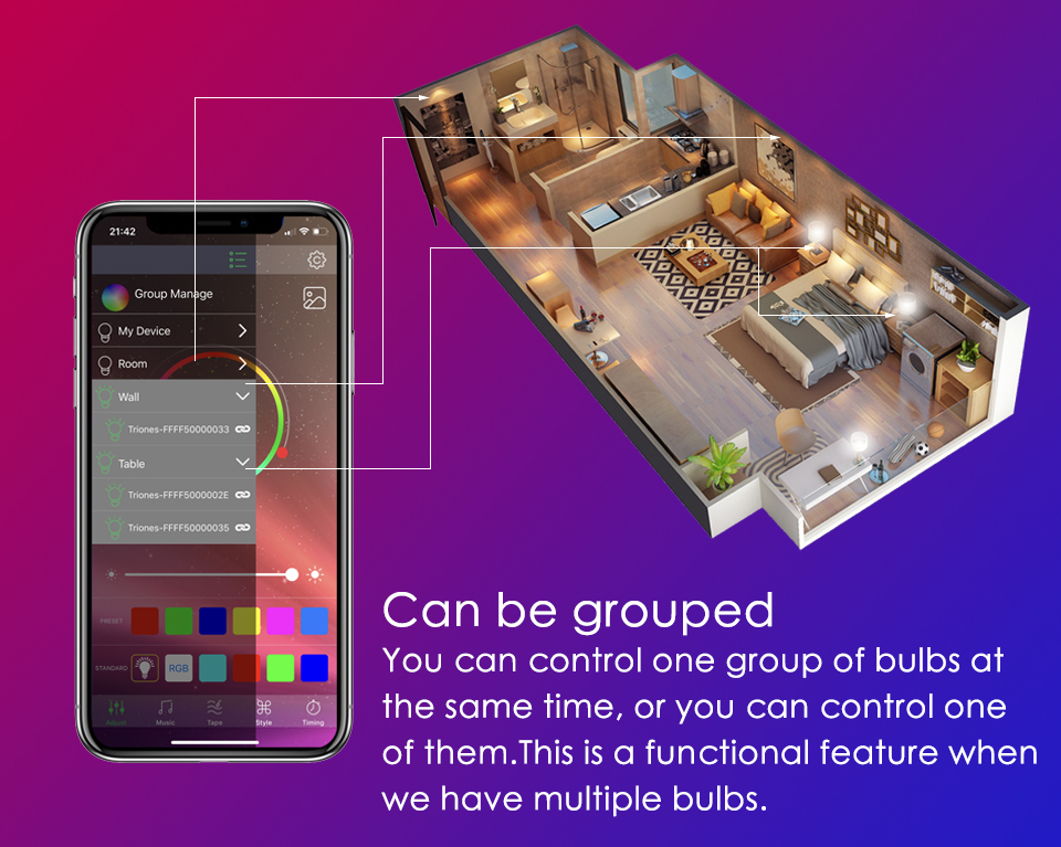 Wireless Smart RGB Light Bulb - HGC Store